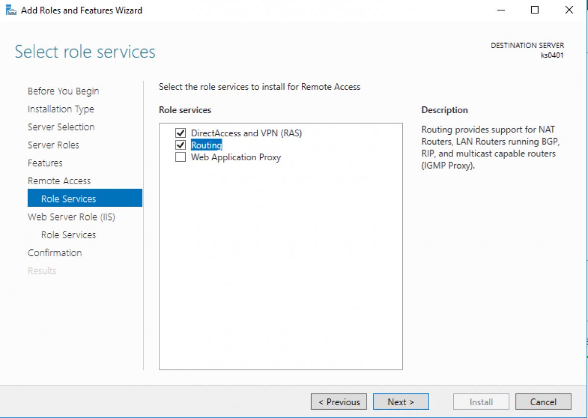 Configure RAS on Windows 2016 Server – Koichi's Website